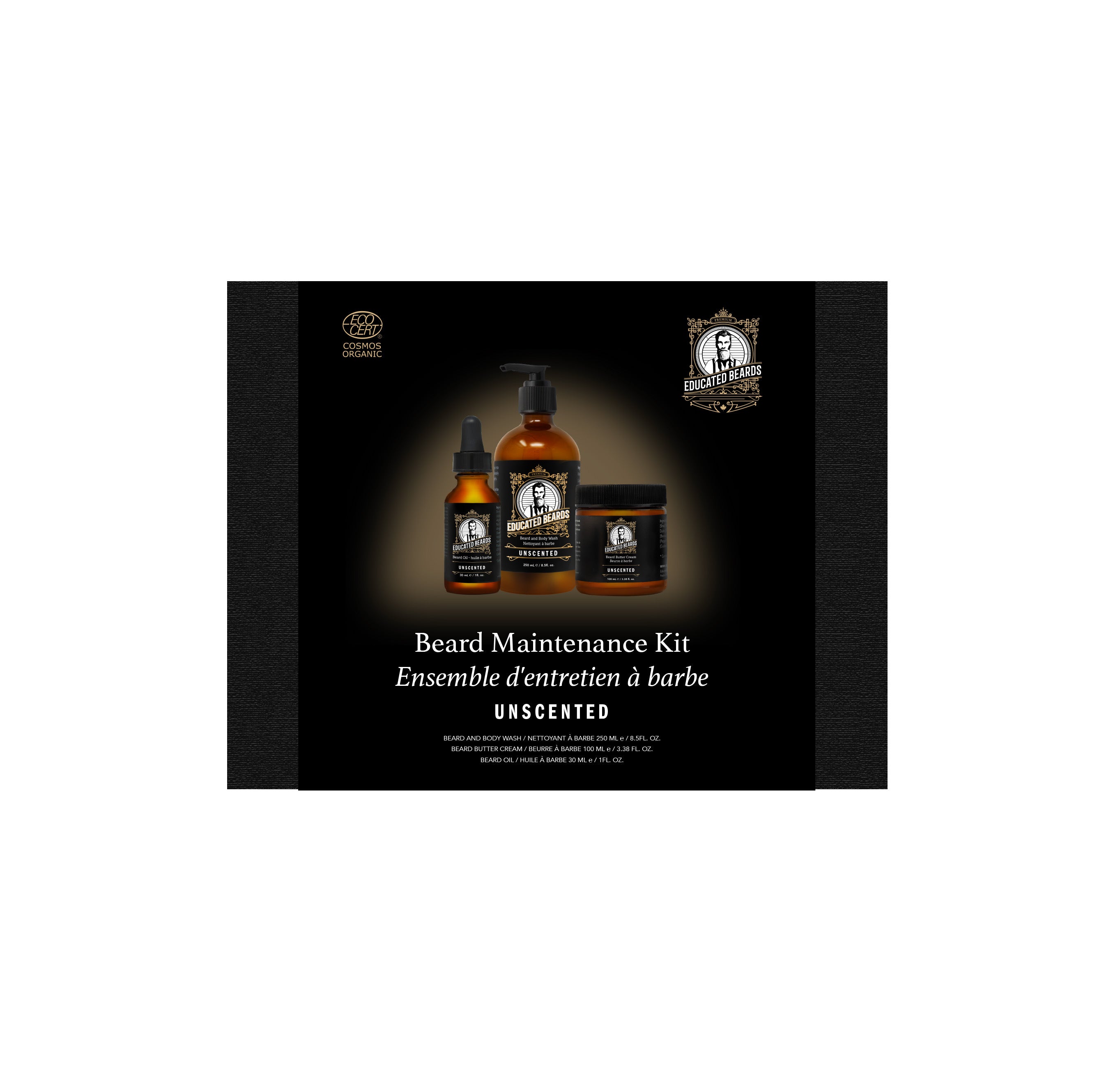 Unscented Beard Maintenance Kit – Educated Beards