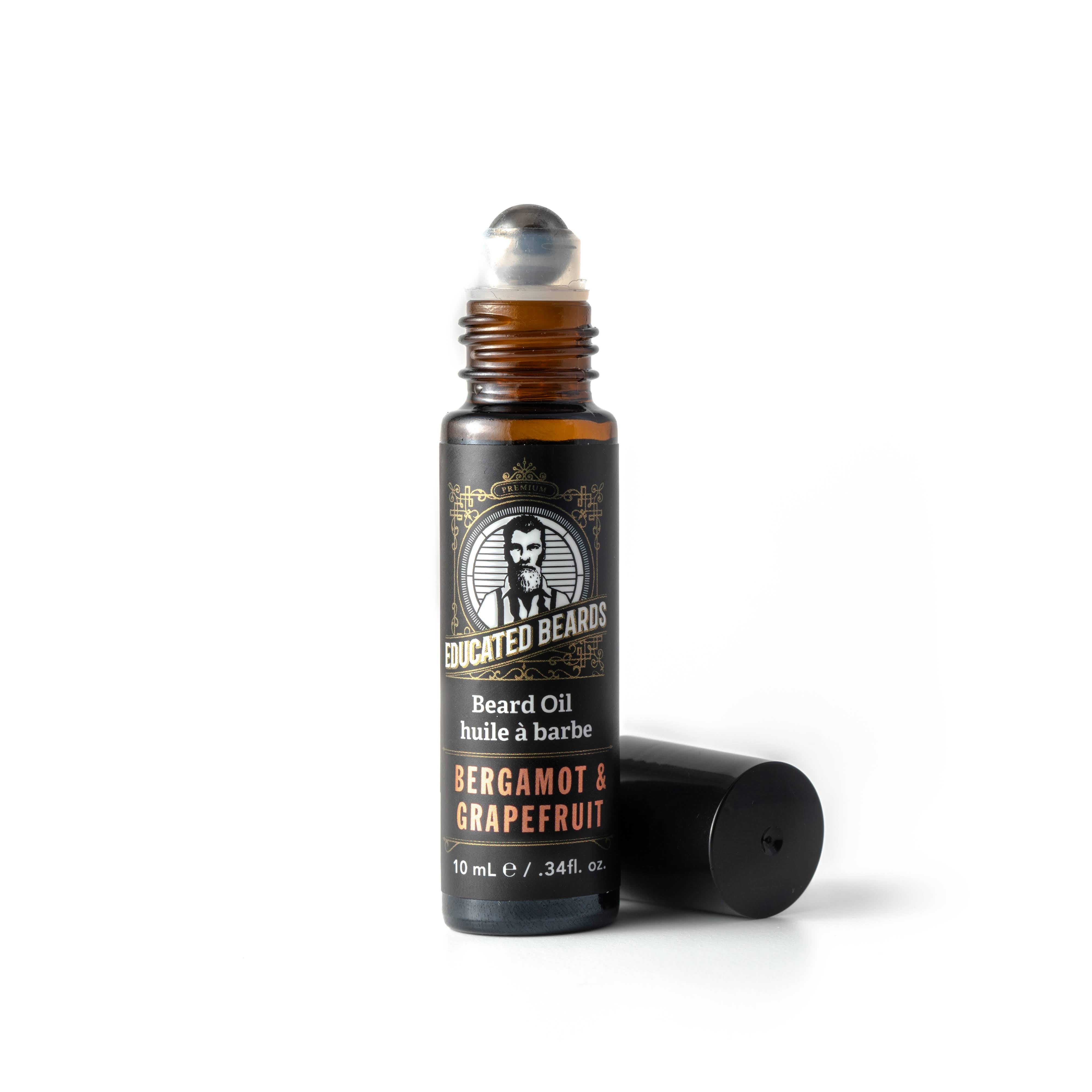 Bergamot Grapefruit 10ml Roller Beard Oil | Educated Beards