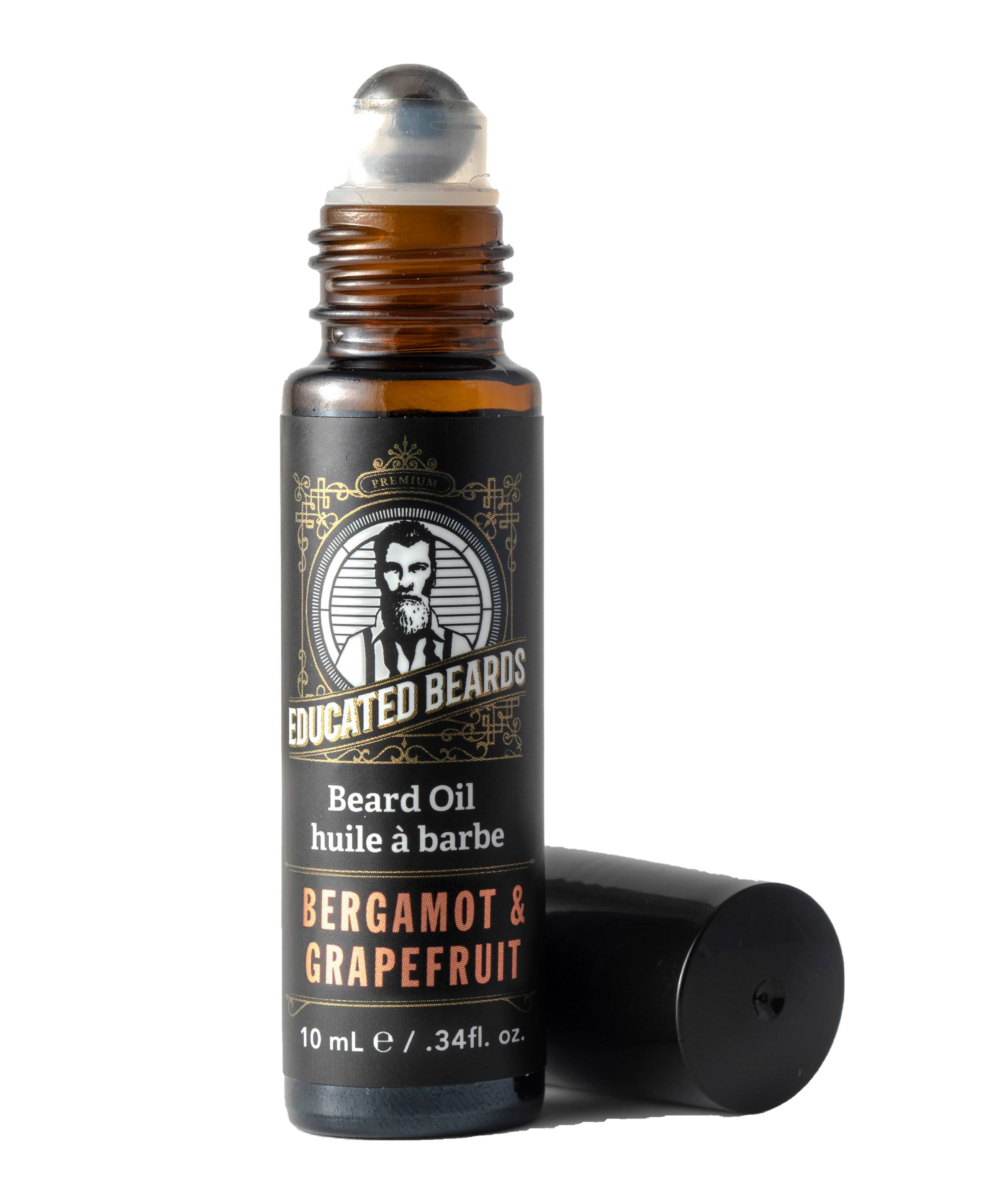 Bergamot Grapefruit 10ml Roller Beard Oil | Educated Beards