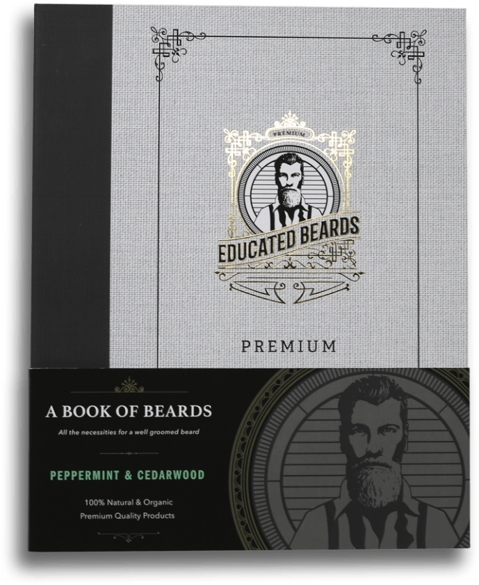 Peppermint Cedarwood Premium Beard Kit : Book Of Beards | Educated Beards
